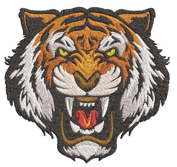 Tiger Machine Embroidery Designs - Etsy