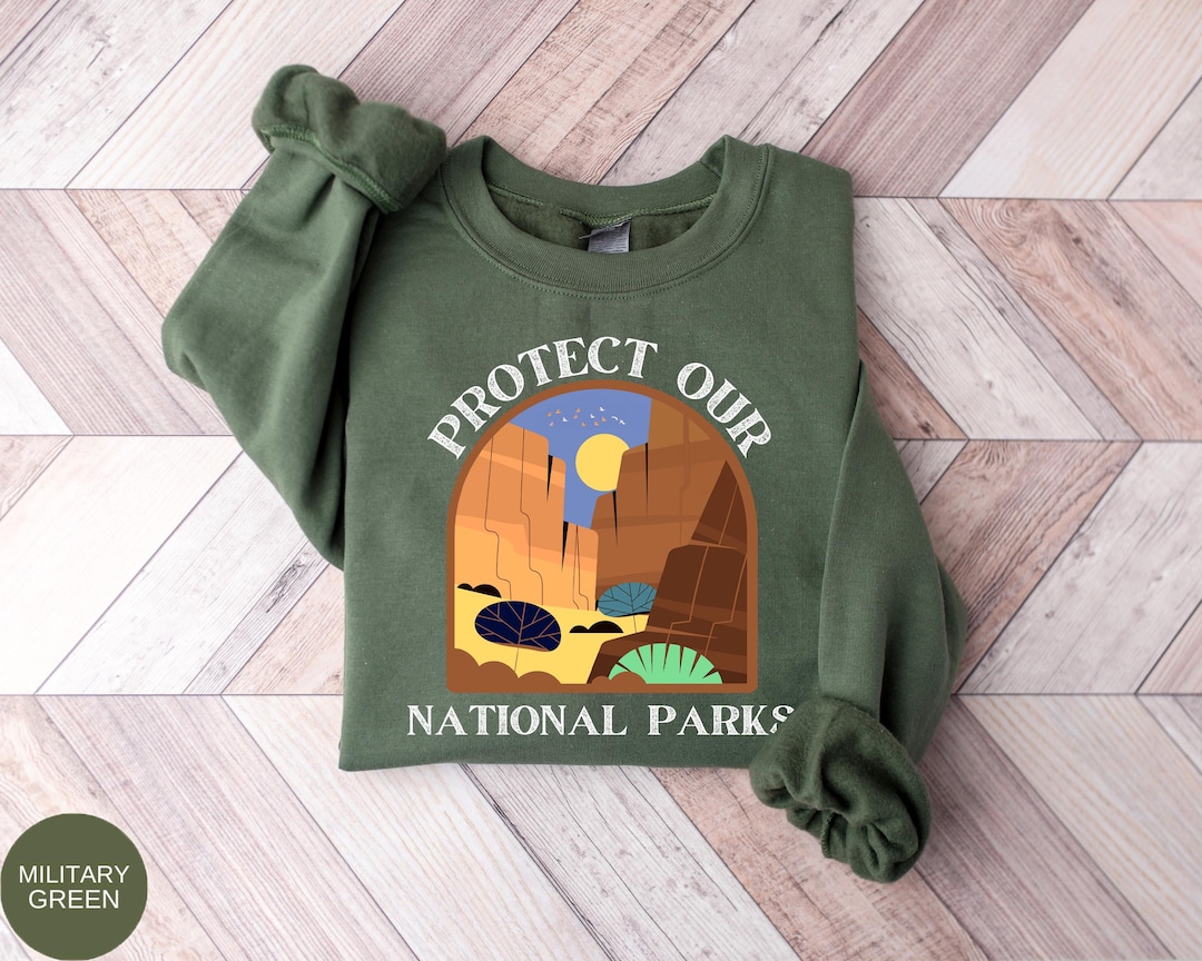 Retro Protect Our National Parks Shirt, Nature Shirt, Parks Over Profit ...