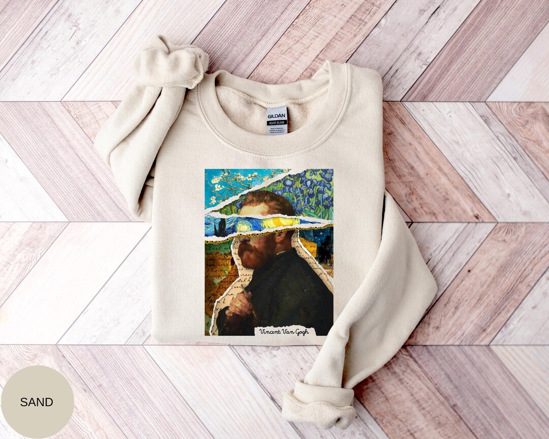 Retro Van Gogh Shirt, Starry Night Shirt, Vincent Van Gogh Sweatshirt ...
