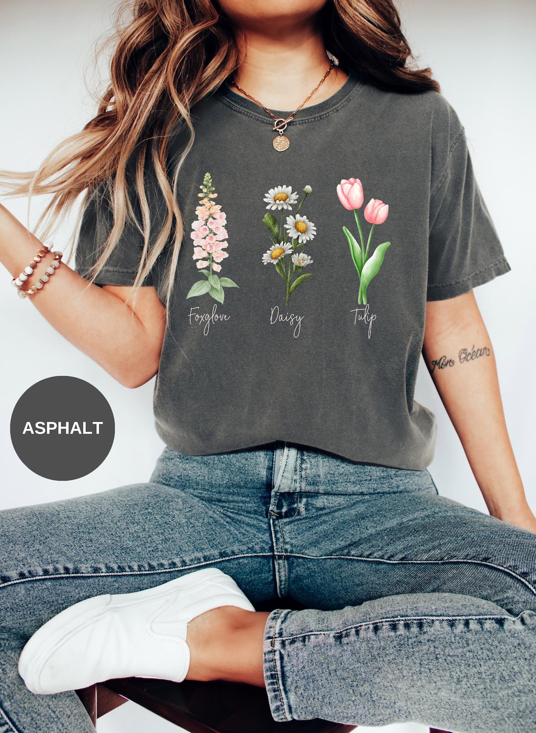 Subtle FDT Shirt, F*ck Donald Trump Sweatshirt, Floral FDT Gift, Flower ...