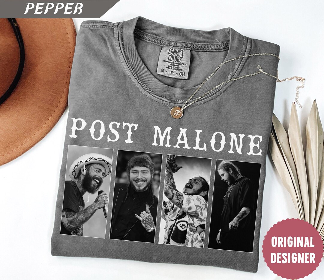 Comfort Colors® Vintage Post Malone Shirt, Cowboy Post Shirt, Country ...