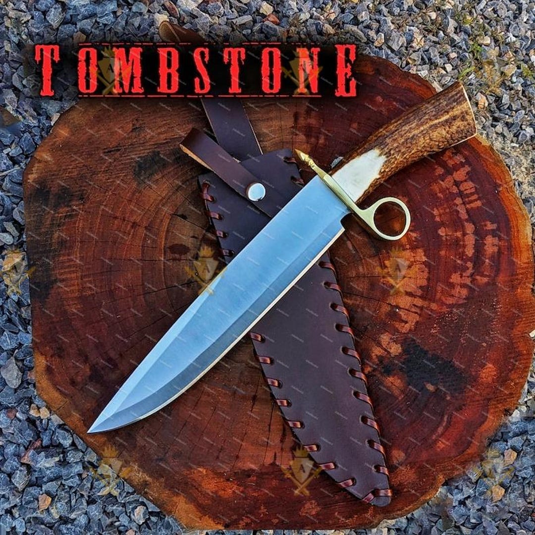 Tombstone Ring Guard Bowie: Ike / Billy Clanton Movie Replica Knife ...