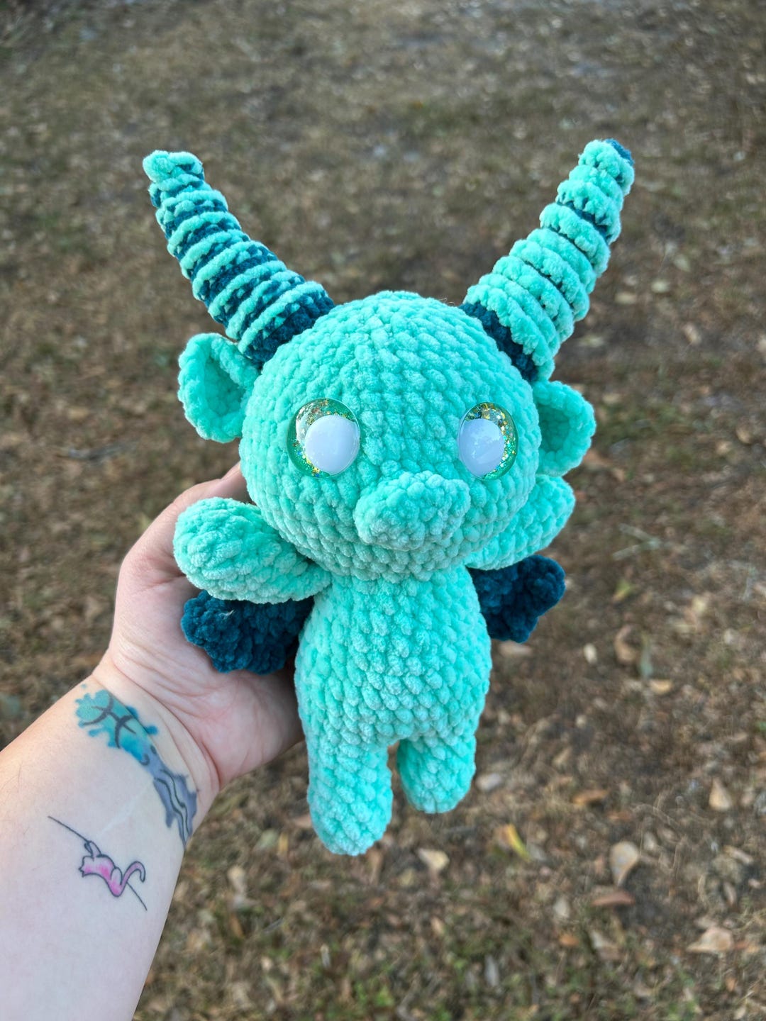 Baphomet Handmade Demon Crochet Plushie Amigurumi Hand Painted Eyes - Etsy