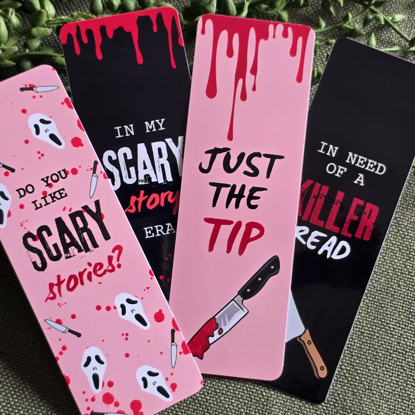 Horror Bookmark | Scary Story Bookmark | Just the Tip | Killer Read - Etsy