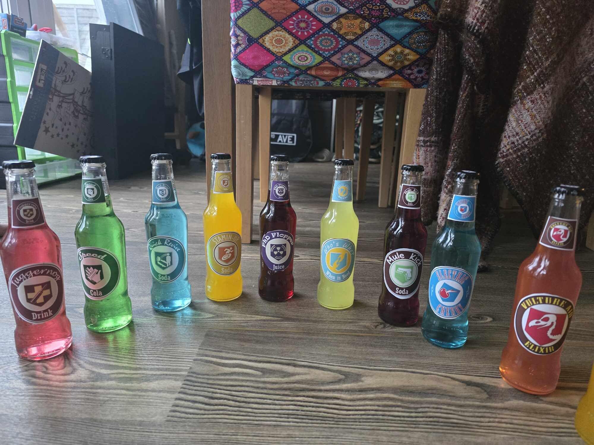 Cod Zombies Perk Sodas Printable Label Stickers Digital File for Gamers ...