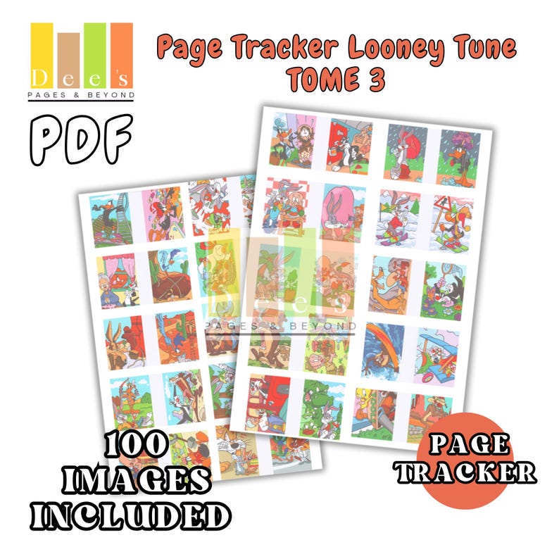 Looney Tunes Colouring Page Tracker: 100 Solution Images, Printable ...