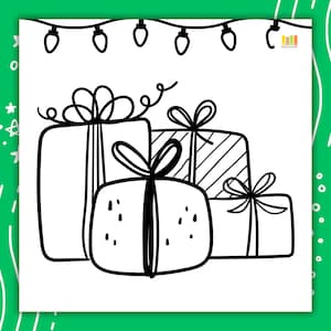 Christmas Doodles Colouring Pages, 60+ Simple Designs (PDF Pattern) - Etsy