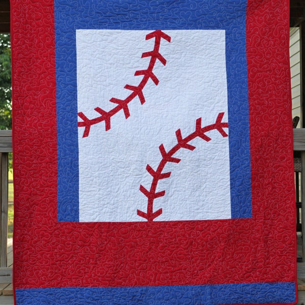 Baseball Quilt - Etsy