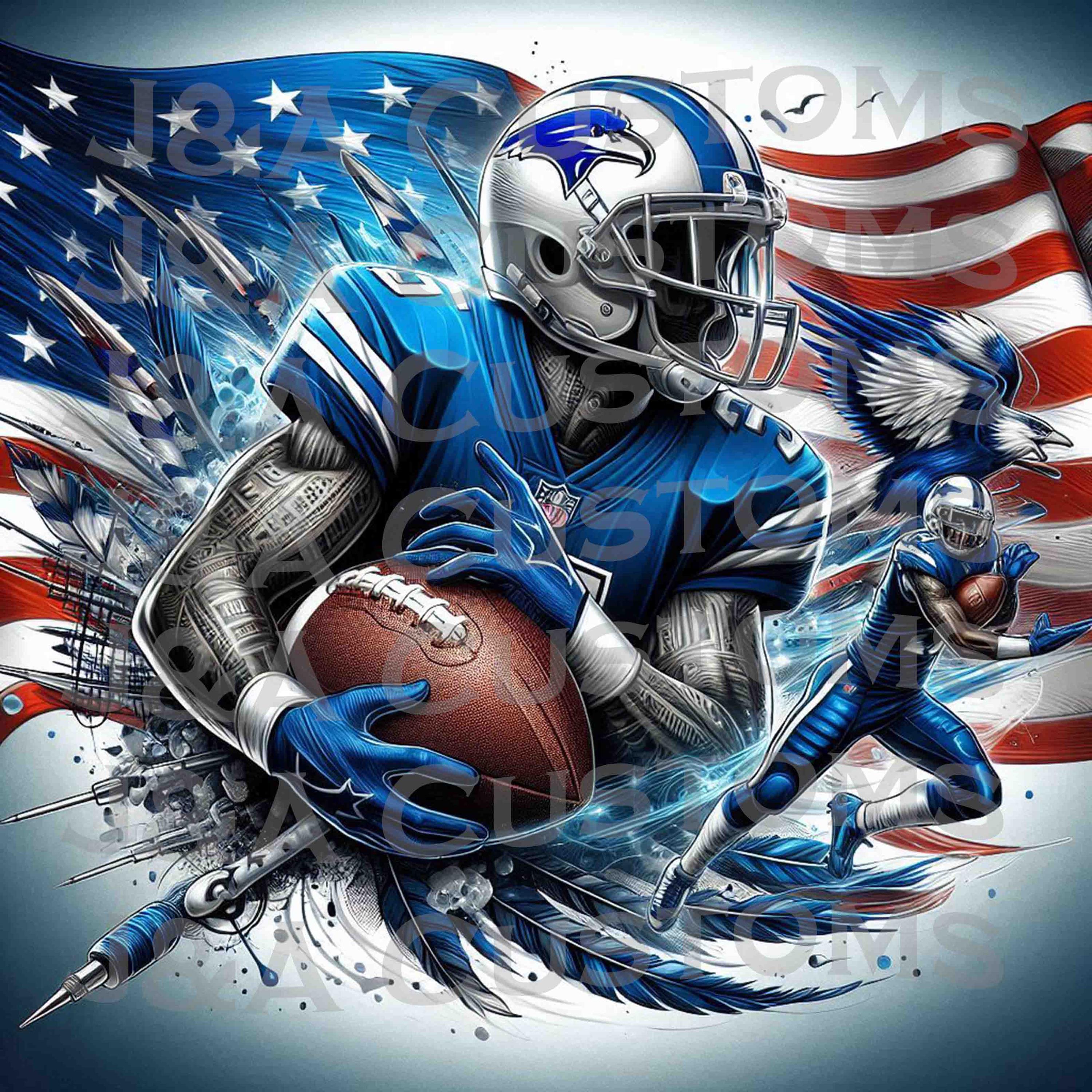 Bluejays Football Files Bundle - Etsy