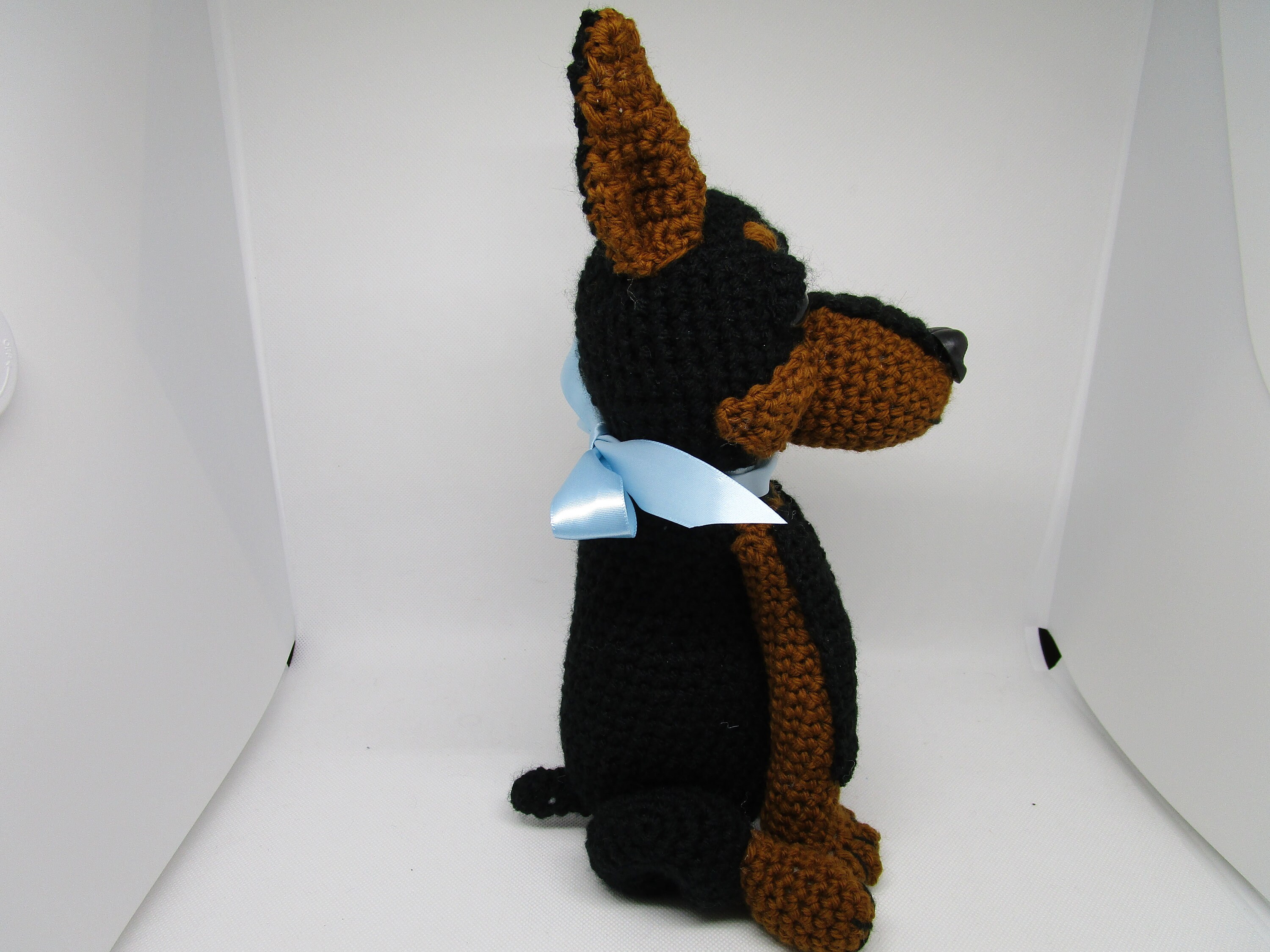 Custom Crochet Doberman Dog, Made to Look Like Owner's, Crochet Dog ...