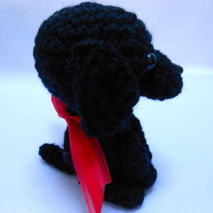 Black Labrador Retriever Crochet Dog, Amigurumi, Canine,stuffed Animal ...