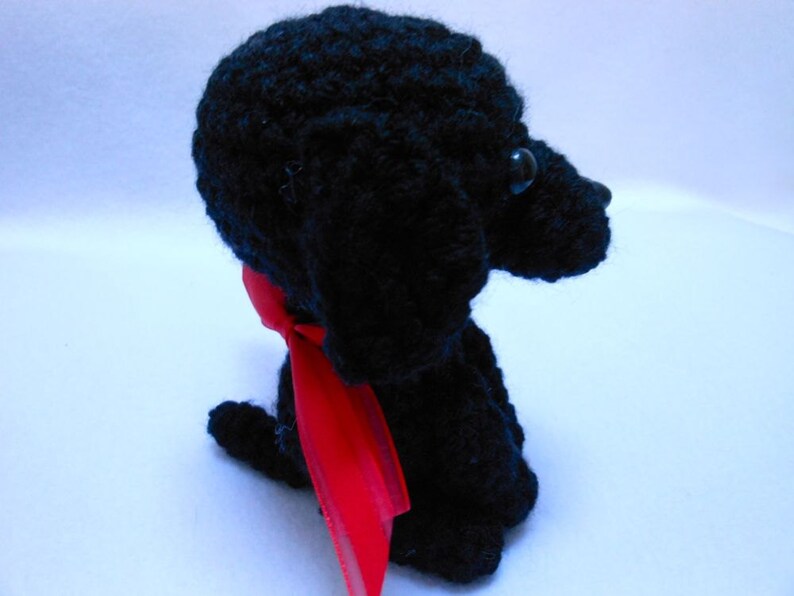 Black Labrador Retriever Crochet Dog Amigurumi - Etsy