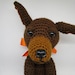 Custom Crochet Doberman Look Like Owner's Dog Custom - Etsy