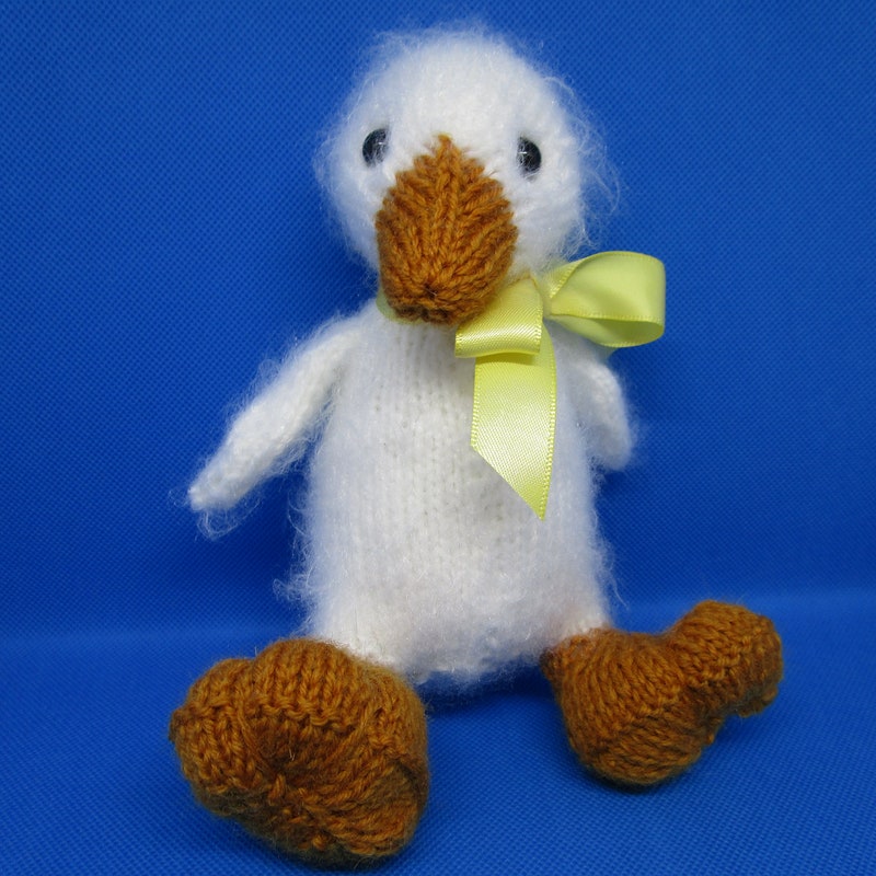 Knitted Duck - Etsy