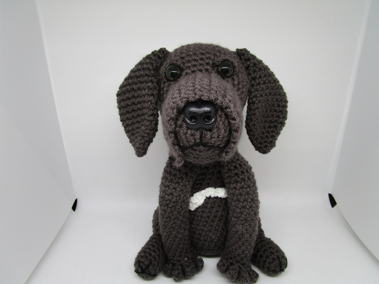 Custom Crochet Great Dane Dark Gray Great Dane Custom Dane - Etsy