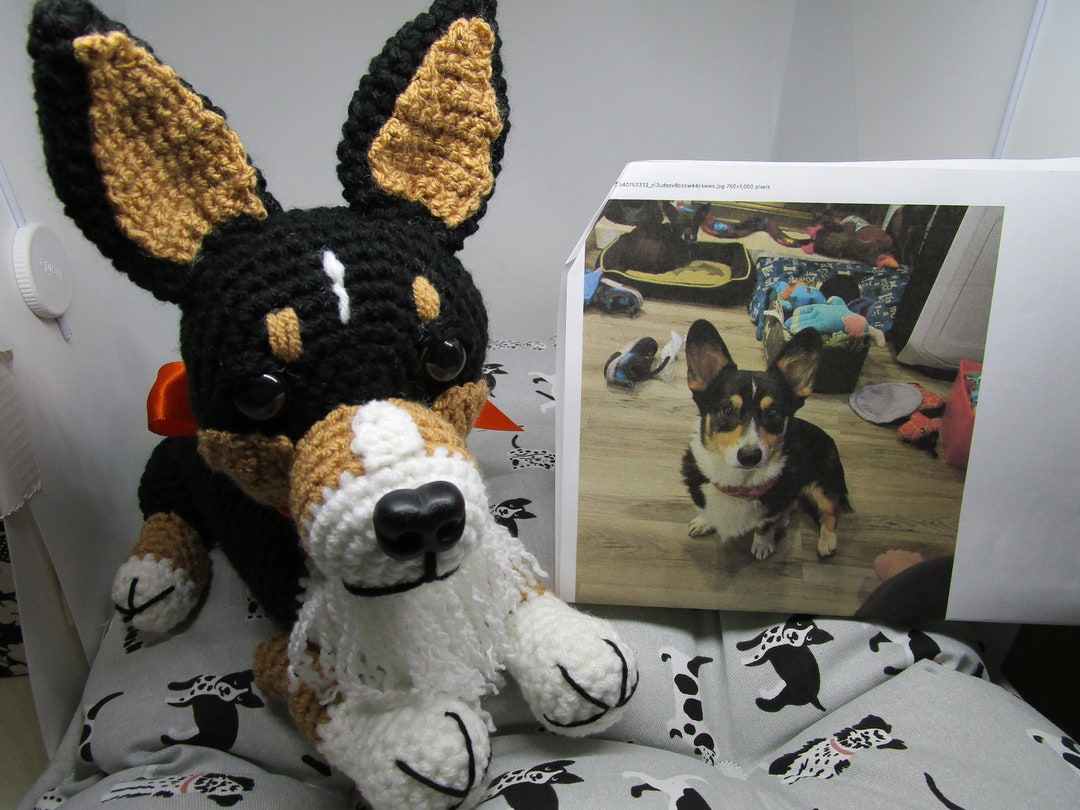 Custom Corgi Dog, Crochet Corgi, Custom Corgi, Custom Crochet Dog ...