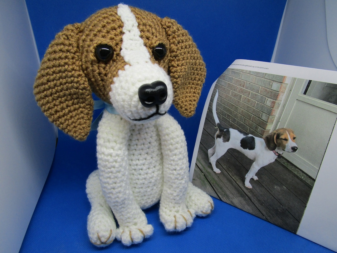 Custom Beagle Dog, Crochet Beagle, Custom Crochet Beagle, Custom Dog ...