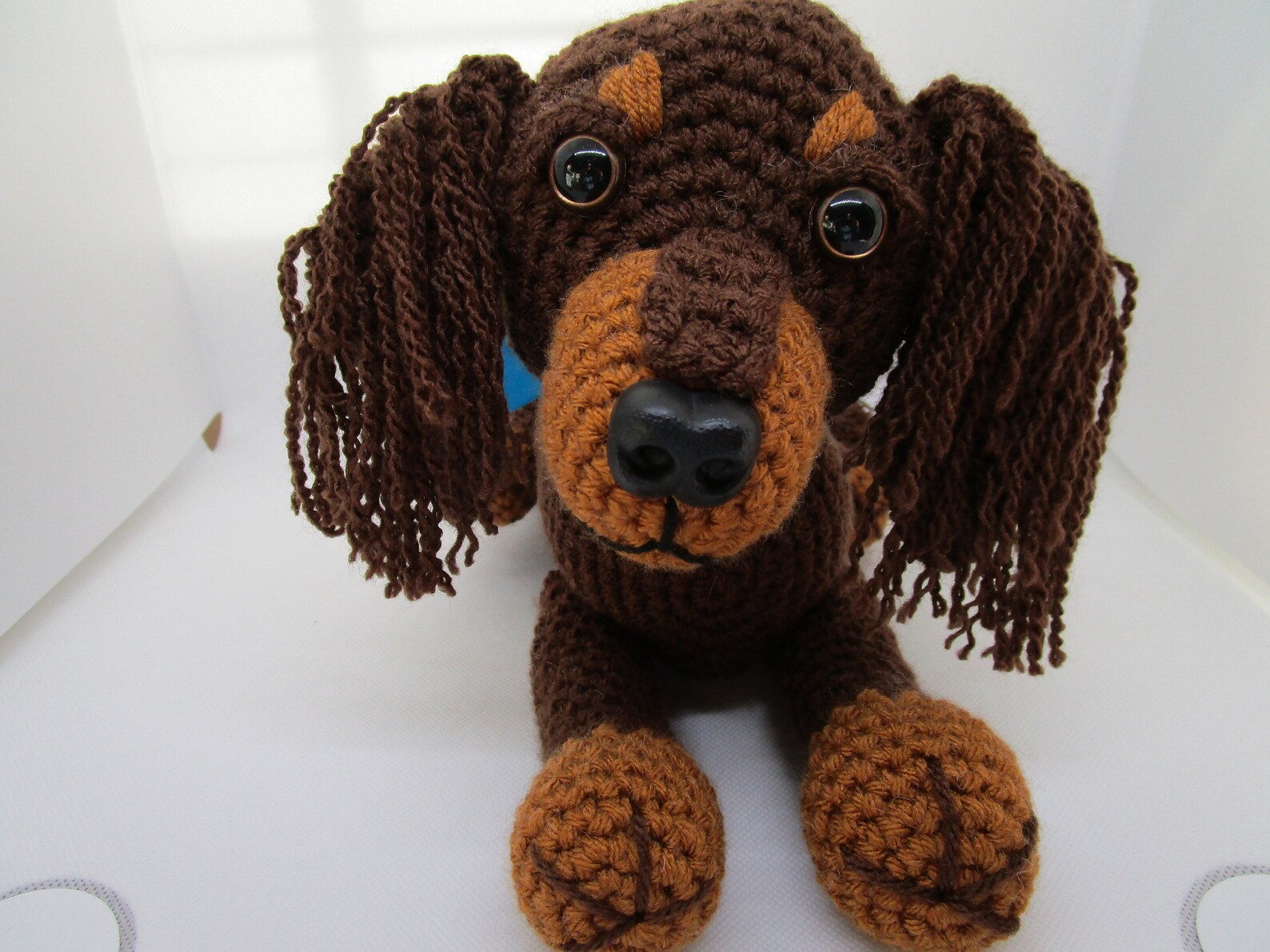 Teckel au crochet personnalisé, ressemblance au propriétaire, mémorial ...