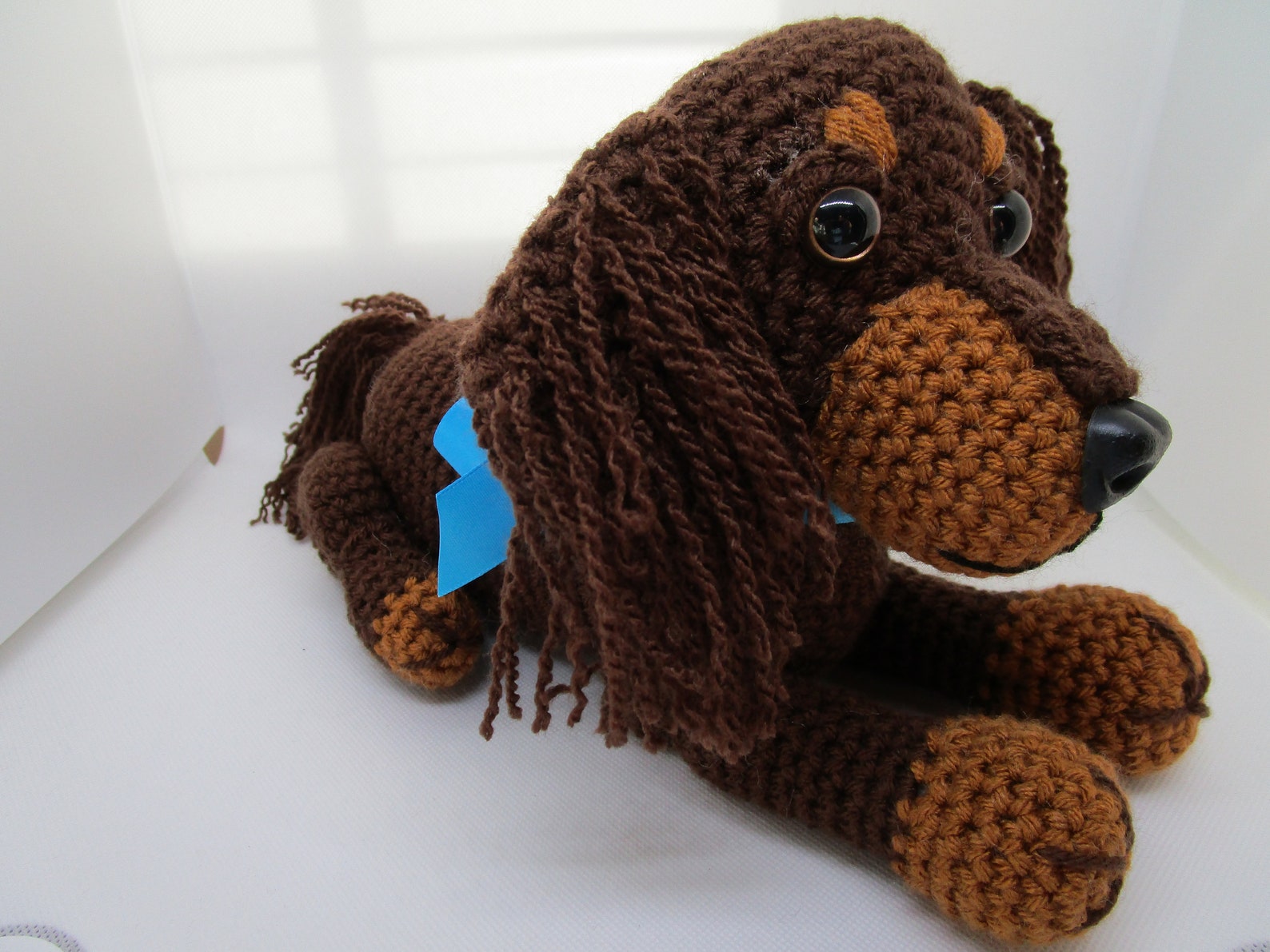 Teckel au crochet personnalisé, ressemblance au propriétaire, mémorial ...