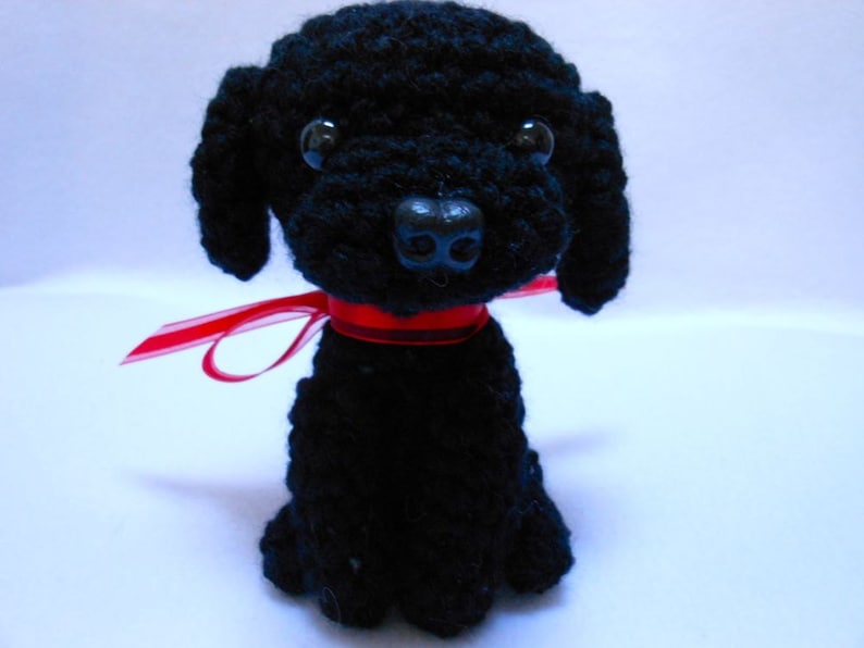 Crochet Black Labrador, Amigurumi Stuffed Dog, Lab Lover Gift - Etsy