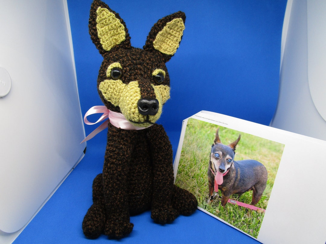 Custom Miniature Pinscher, Crochet Dog, Custom Crochet Dog, Min Pin ...