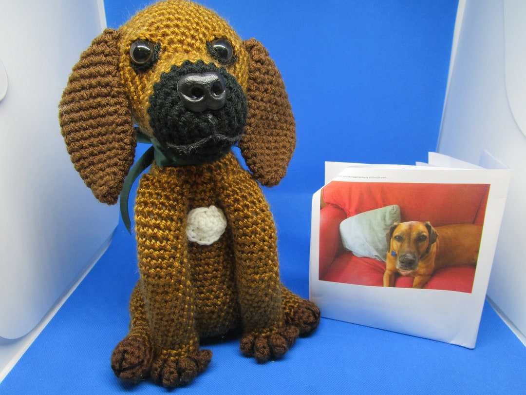 Rhodesian Ridgeback, Custom Dog, Crochet Ridgeback, Custom Rhodesian ...