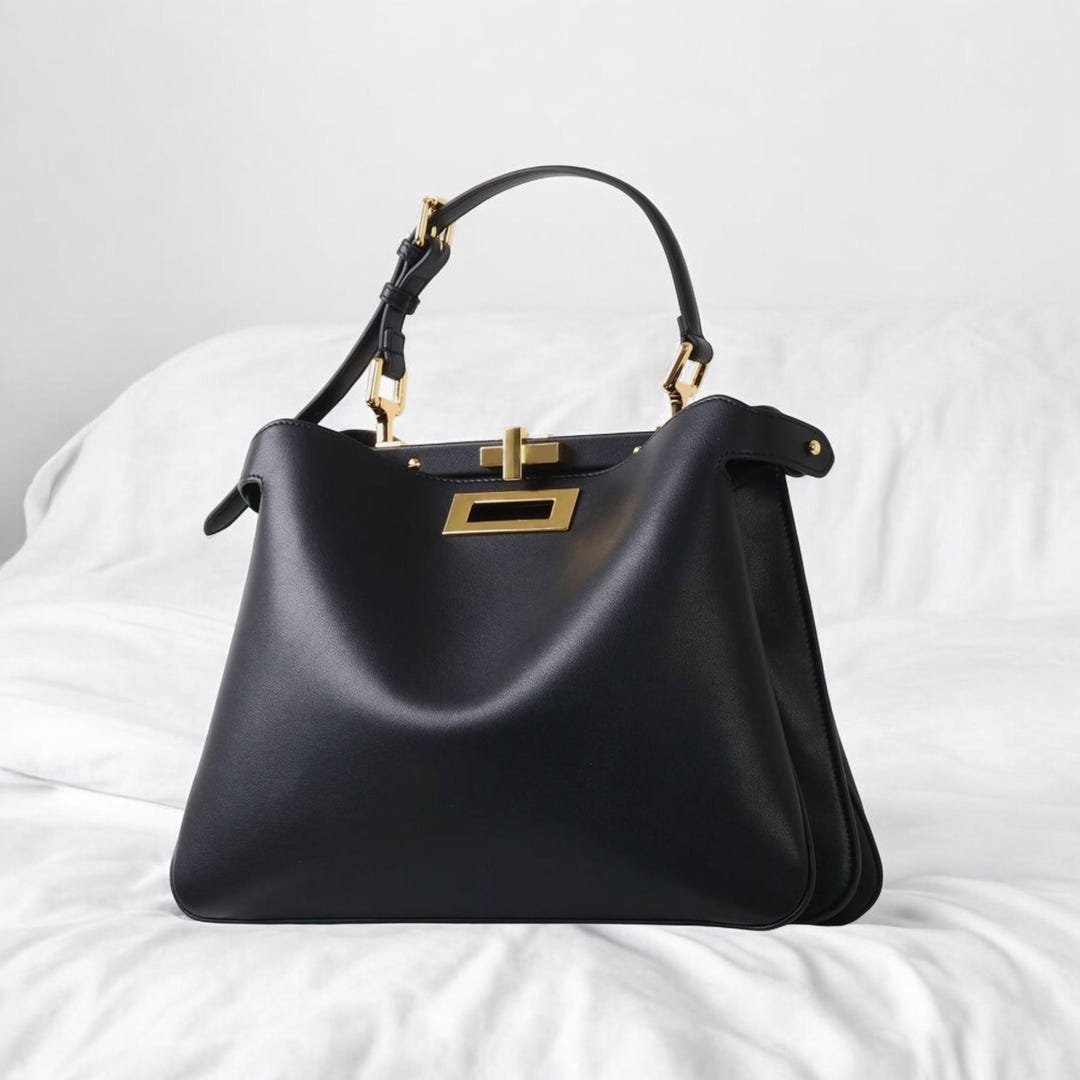 Classic Leather Handbag,minimal Top Handle Bag,shoulder Bag for Women ...