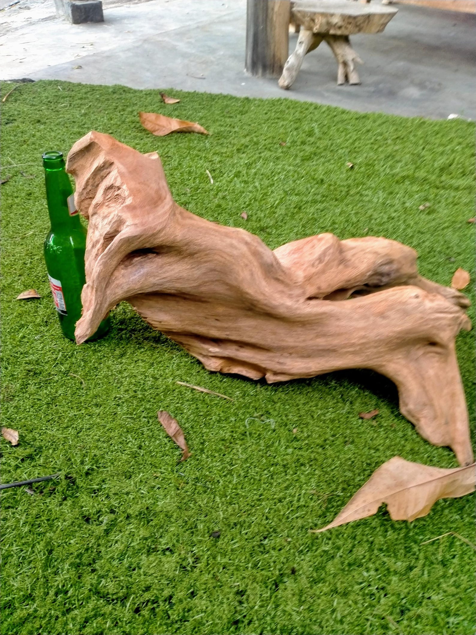 DIY Teakwood Root Perfect for Wooden Lamp Project, Rustic Wooden ...