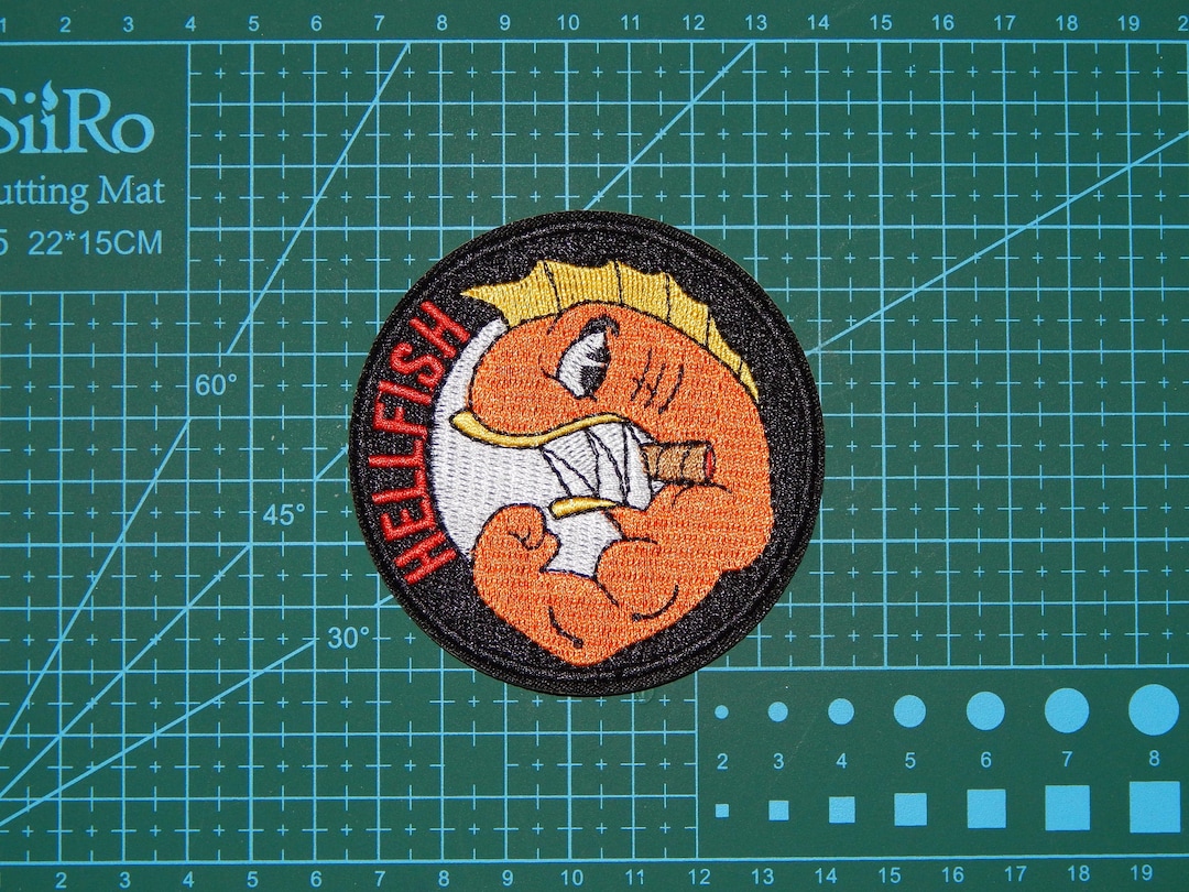 The Simpsons Flying Hellfish Grandpa. Iron-on Patch to Sew or Iron On ...
