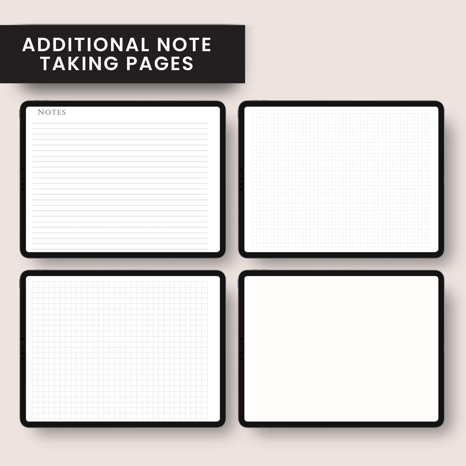 Undated ADHD Digital Planner, Daily Weekly Monthly Layouts, Goodnotes ...