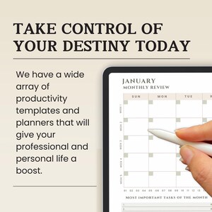 Undated ADHD Digital Planner, Daily Weekly Monthly Layouts, Goodnotes ...