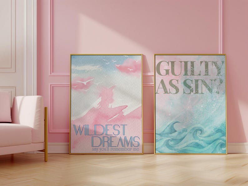 Taylor Art Prints | Set of 20 Posters | Fan Gift | Printable Digital ...