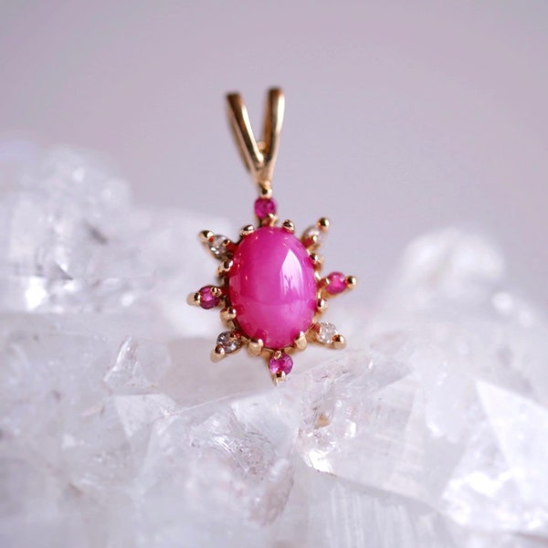 Pink Star Sapphire - Etsy