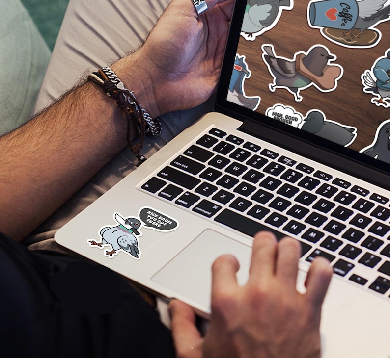Funny Pigeon Meme Stickers Set– Waterproof and Universal, Laptop ...