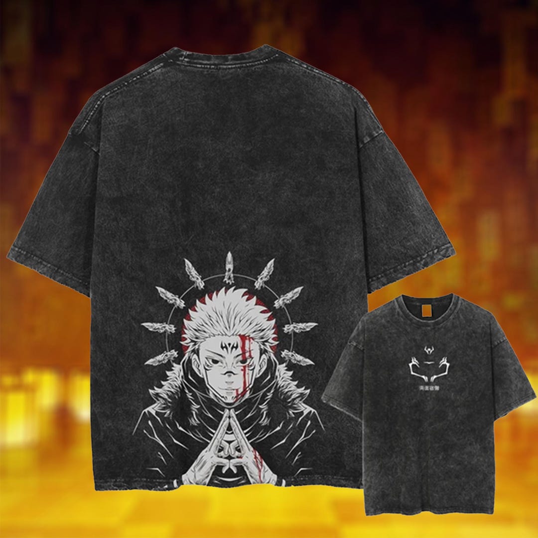 JJK Anime T-shirt | Graphic Manga Gym Shirt | Gift for Him | Cool ...