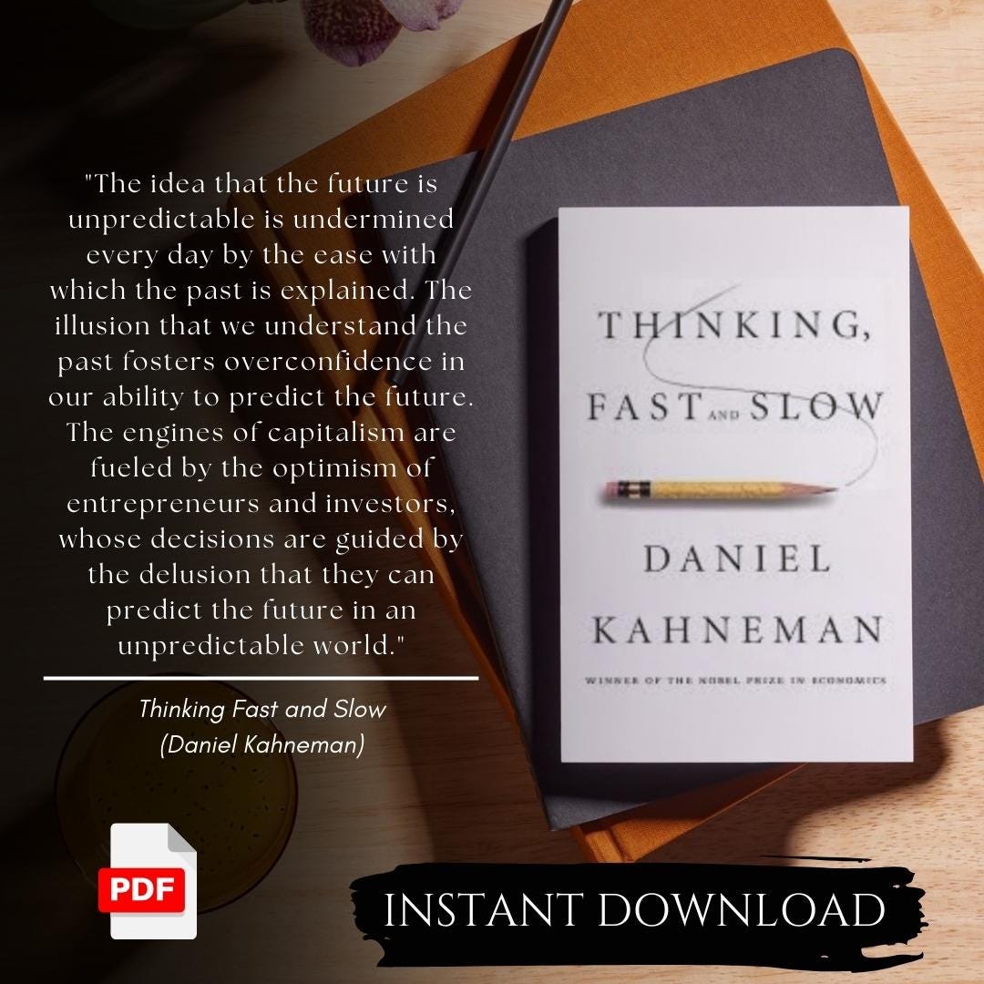 Daniel Kahneman - Thinking Fast and Slow (ebook - Pdf) - Etsy