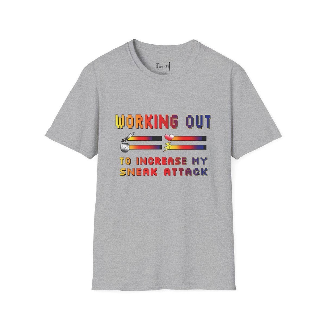 Gamer Workout T-shirt, Funny Exercise Tee, Video Game Gym Shirt - Etsy