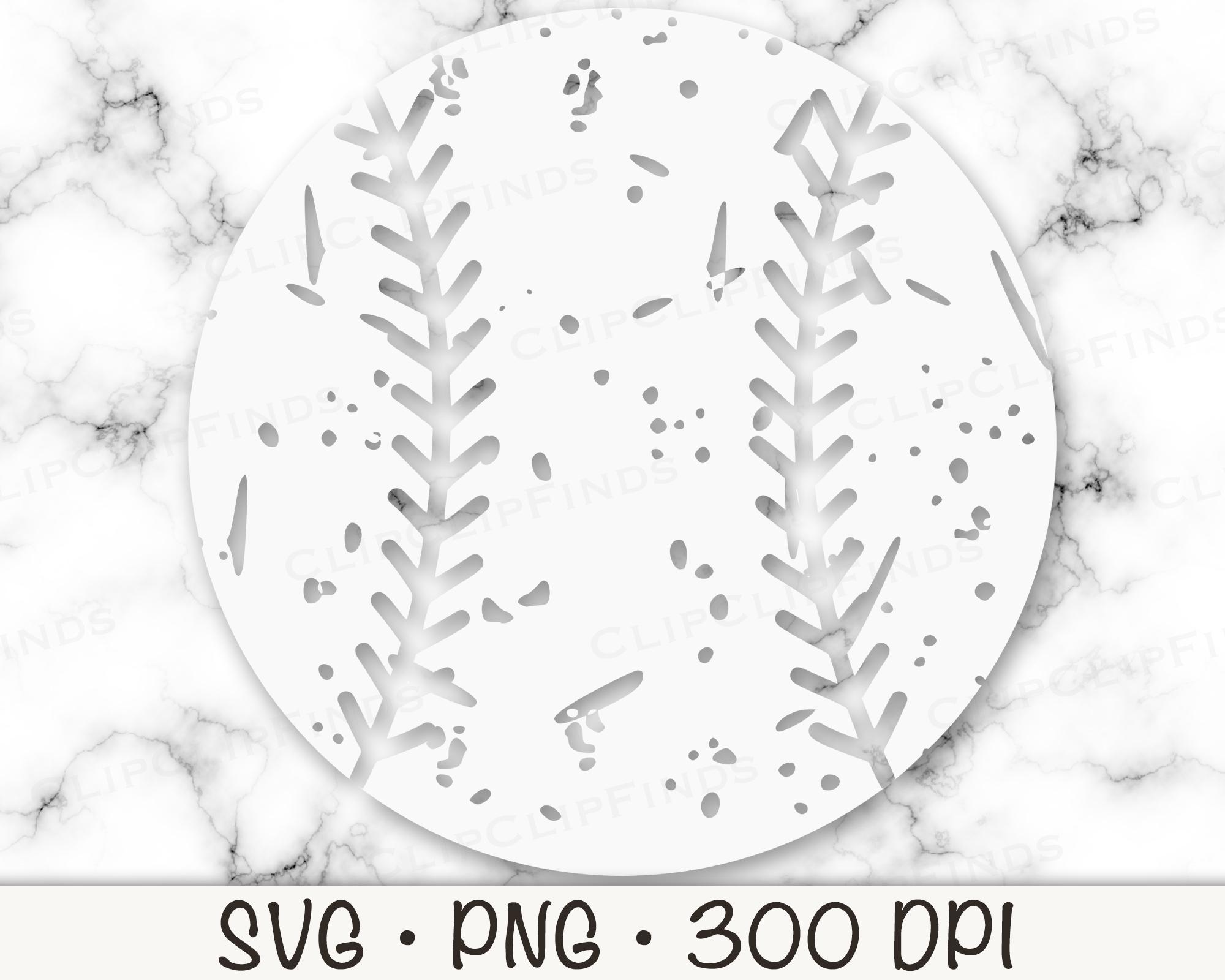 Baseball SVG, Grunge, Distressed Baseball SVG, Vintage Baseball, Vector ...