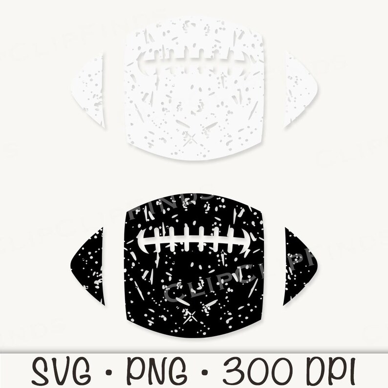 Distressed Football SVG, Distressed Football PNG, Rustic Football ...