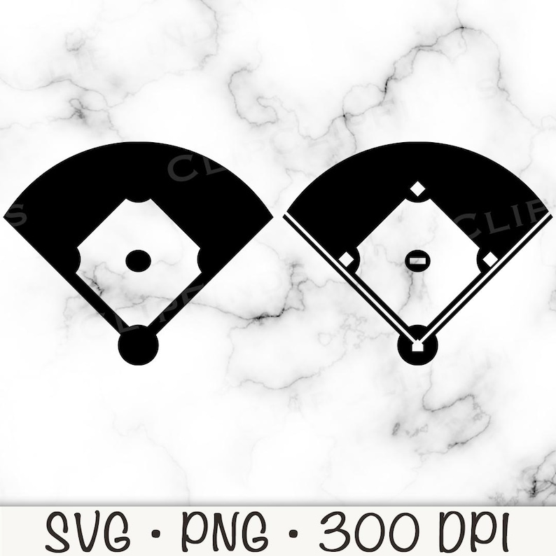 Baseball Field SVG, Baseball Diamond Field, Baseball Field PNG ...