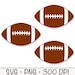 Football SVG, Football PNG, Layered, Vector, Football Clip Art, Instant ...
