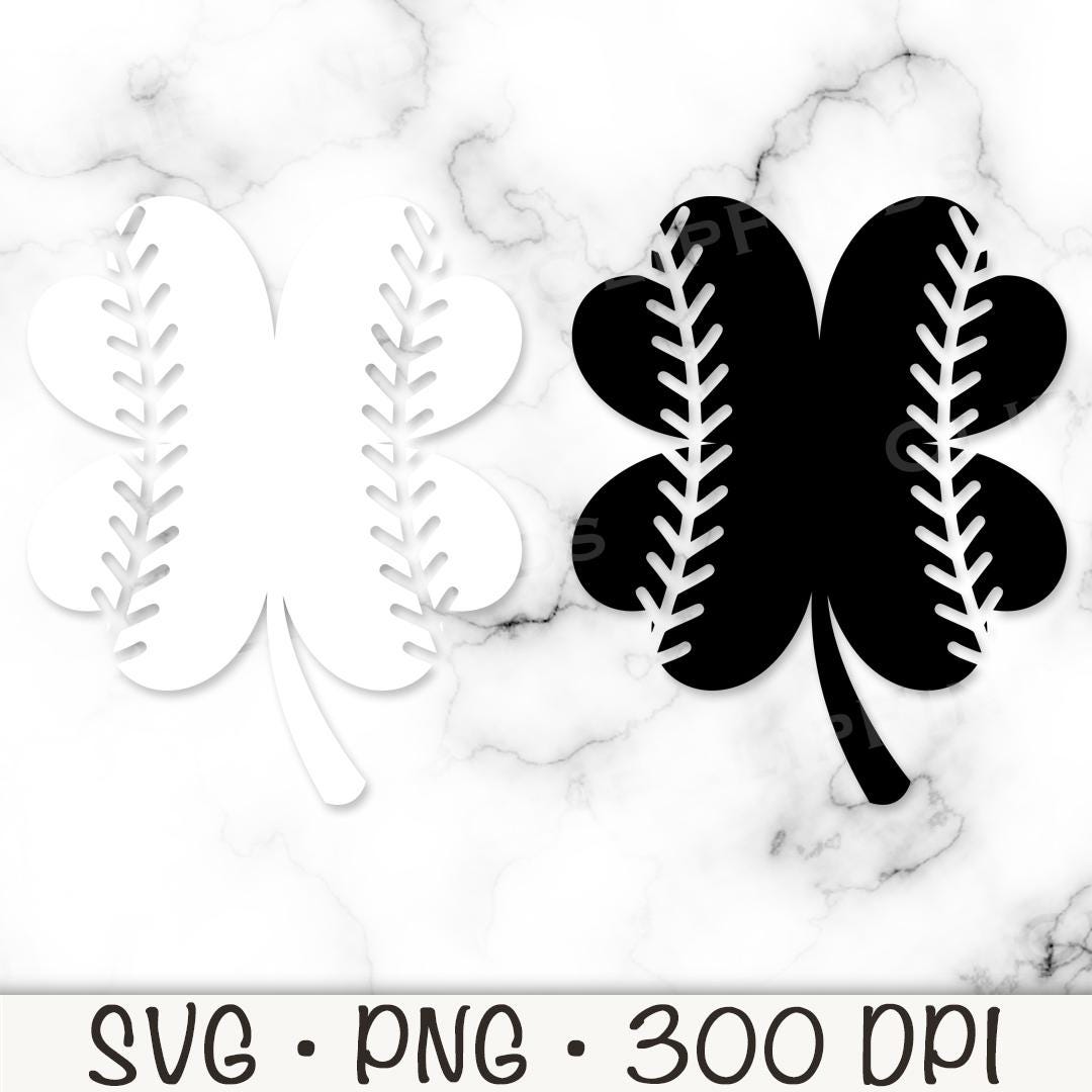 Baseball Clover PNG, Saint Patrick's Day Baseball SVG, Shamrock ...