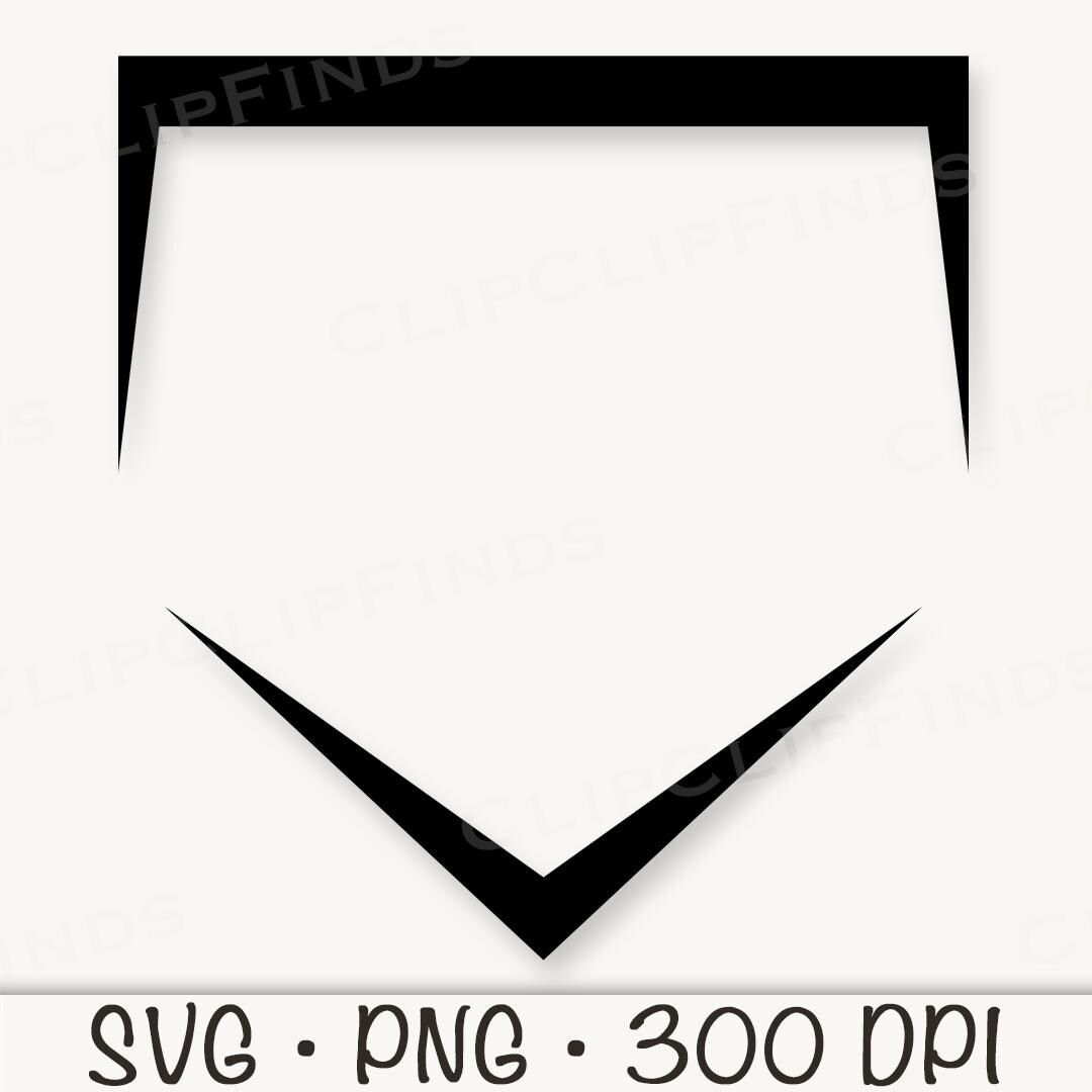 Baseball Home Plate SVG, Baseball Home Plate PNG, Sublimation, Baseball ...
