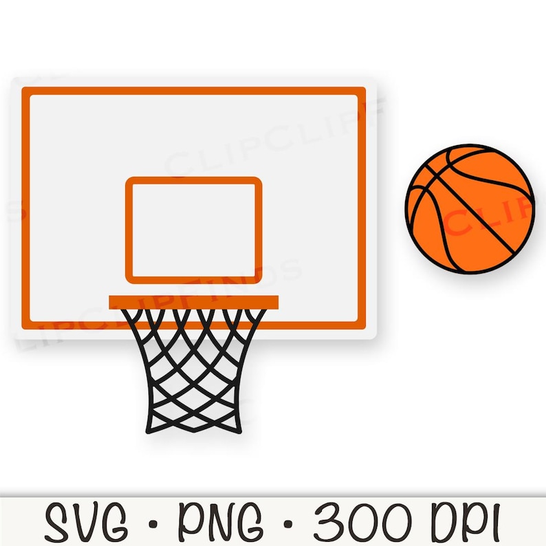Basketball Hoop SVG, Basketball Hoop PNG, Basketball Clipart ...