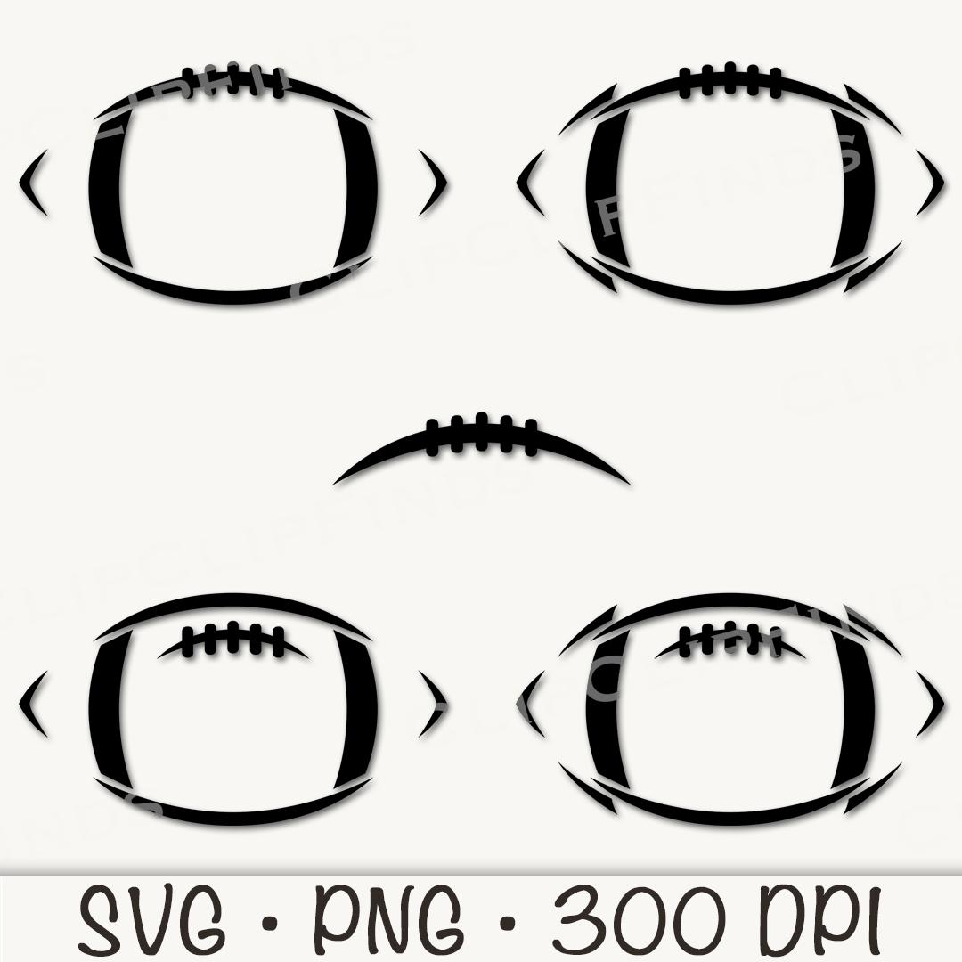 Football Outline SVG, Football Outline PNG, Football Skeleton SVG ...