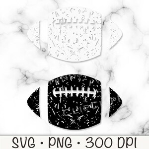 Distressed Football SVG, Distressed Football PNG, Rustic Football ...