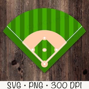 Baseball Field SVG, Baseball Diamond Field PNG, Baseball Field PNG ...