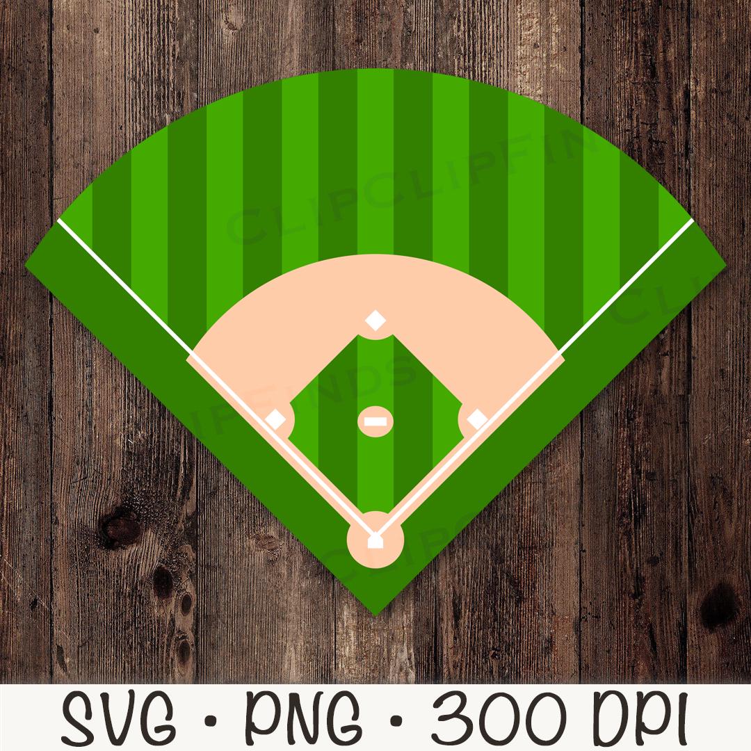 Baseball Field SVG, Baseball Diamond Field PNG, Baseball Field PNG ...
