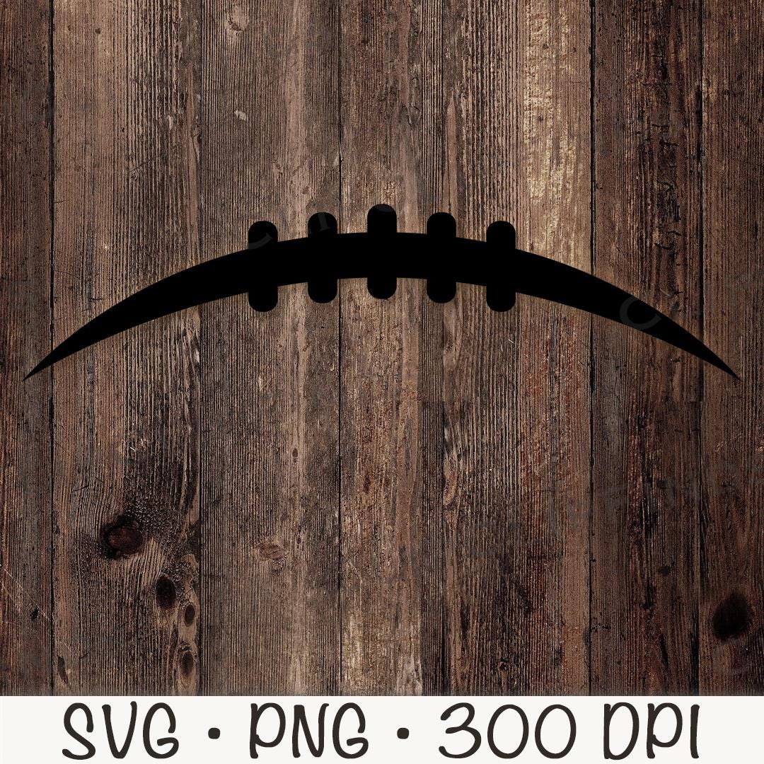 Football Lace SVG, Football Stitch PNG, American Football, Sublimation ...