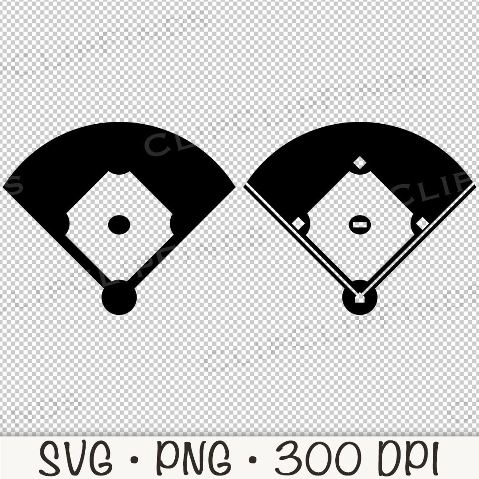 Baseball Field SVG, Baseball Diamond Field, Baseball Field PNG ...